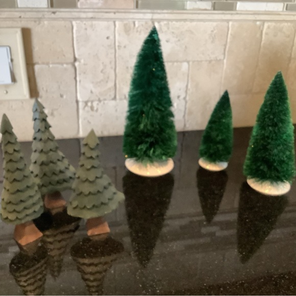 Department 56 | Holiday | Department 56 Village Accessories Green Trees ...